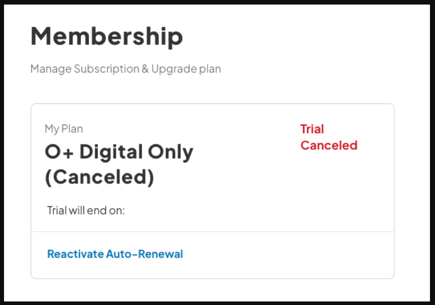 How do I cancel my Outside+ trial? – Outside